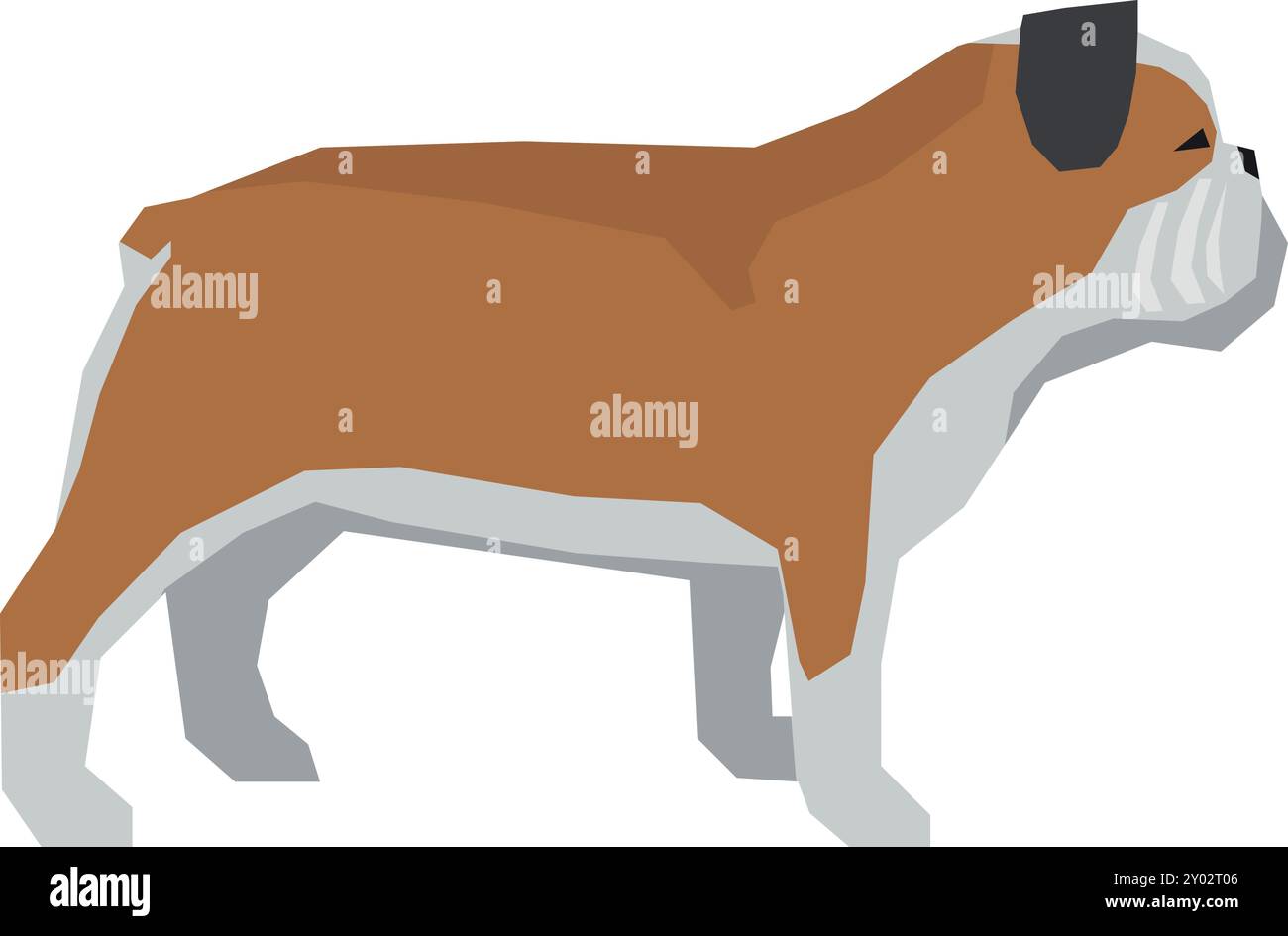 Bulldog icon Cut Out Stock Images & Pictures - Alamy