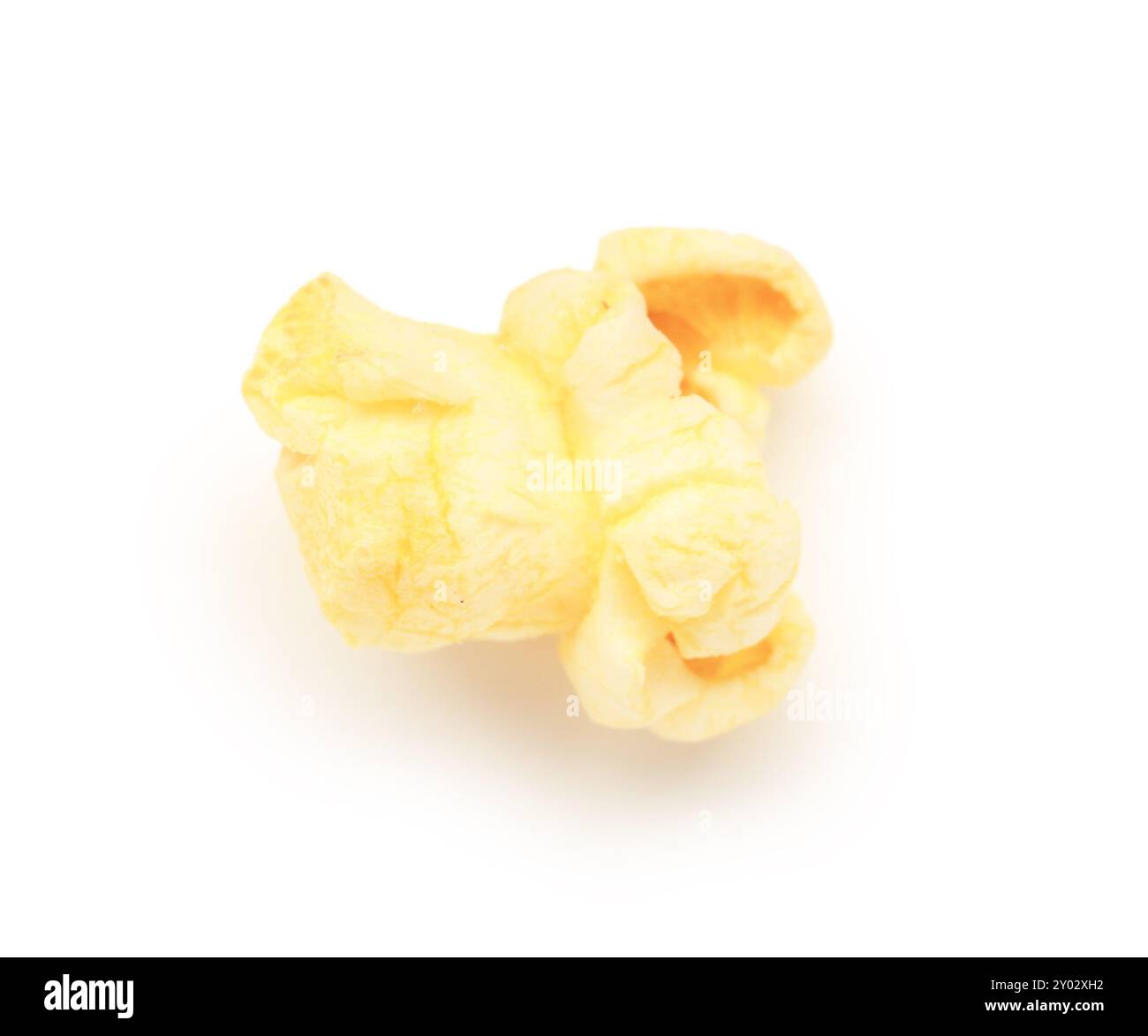 Crispy popcorn on white background Stock Photo - Alamy