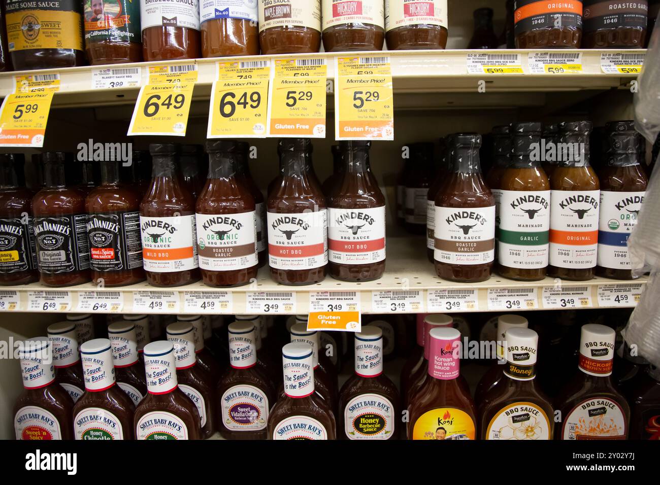 Los Angeles, California, United States - 05-20-2022: A view of several ...