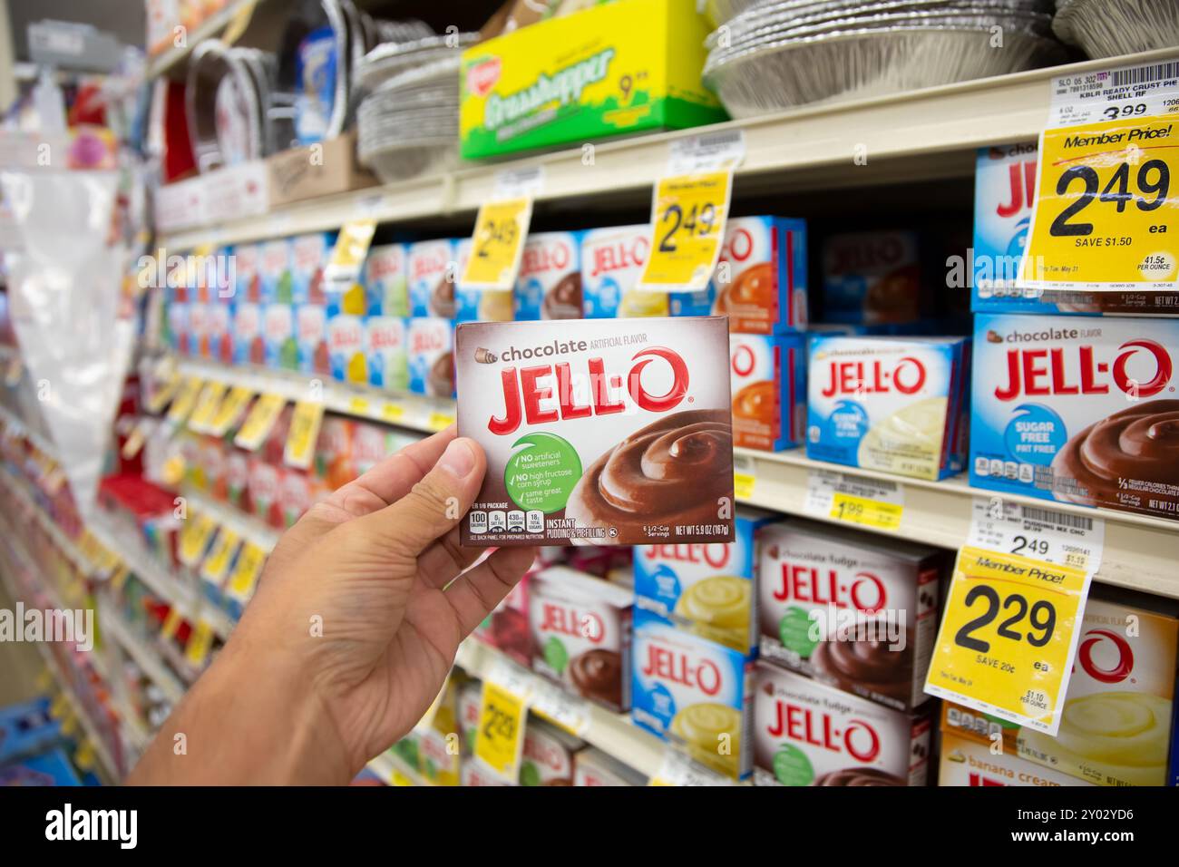 Los Angeles, California, United States - 05-20-2022: A view of a hand ...
