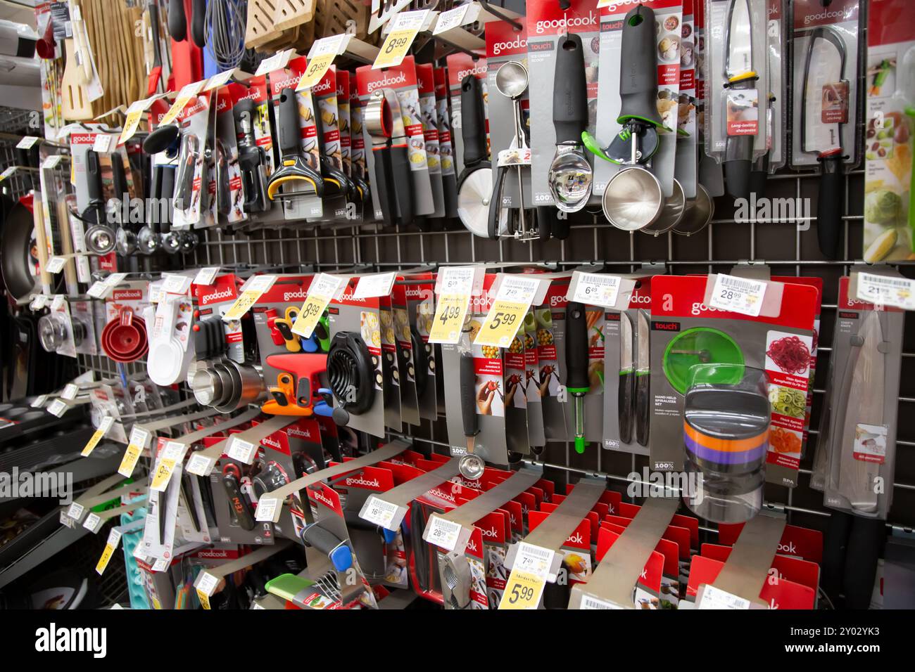 Los Angeles, California, United States - 05-20-2022: A view of a wall ...