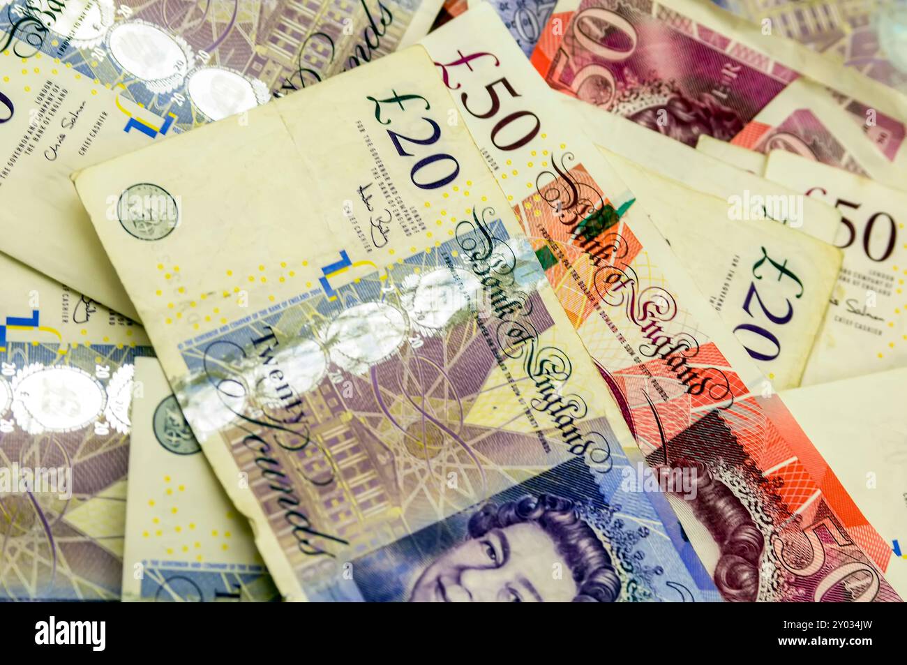 British Pound money bills of United Kingdom in Different value,Pound ...