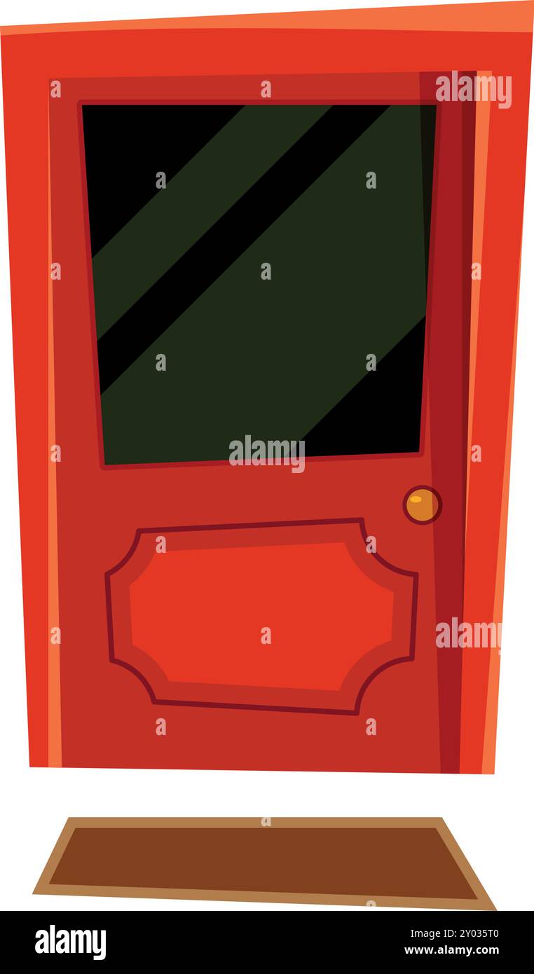 Front door beautiful suburban Cut Out Stock Images & Pictures - Alamy