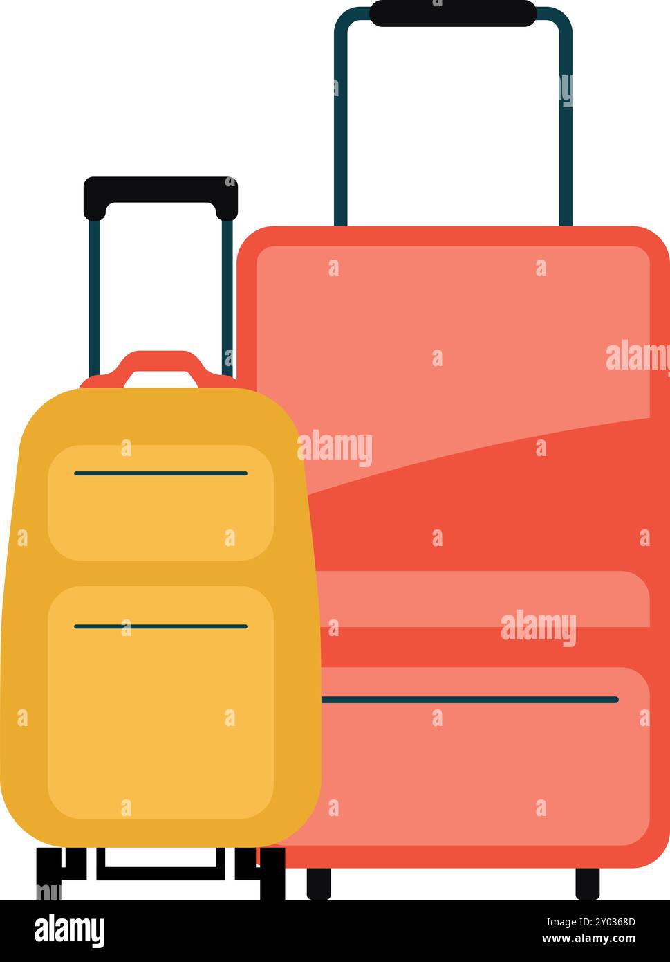 Wheeled bags Stock Vector Images - Alamy