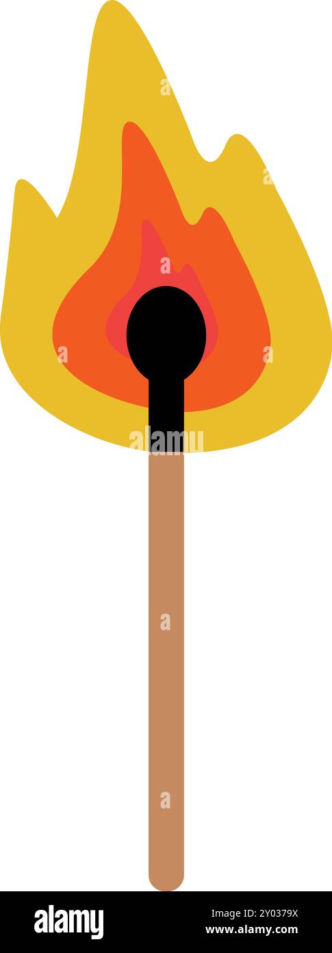 Fire starter match Stock Vector Images - Alamy