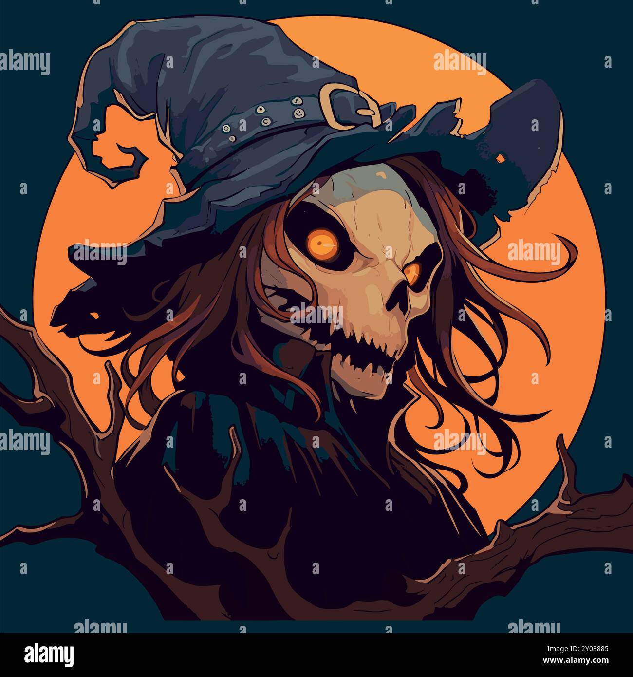 Sinister scarecrow pumpkin head hi-res stock photography and images - Alamy