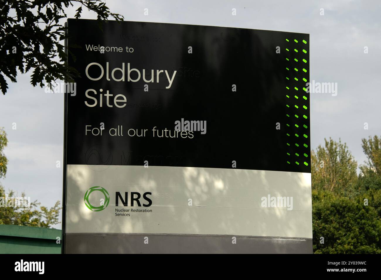 The former site of the Oldbury Nuclear Power Station Stock Photo - Alamy