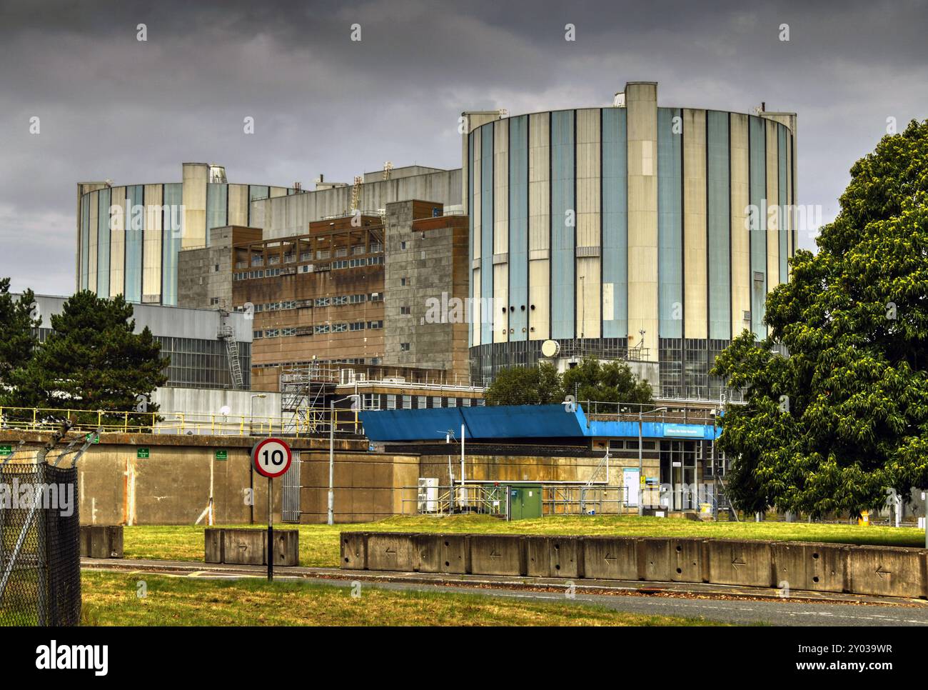 The former site of the Oldbury Nuclear Power Station Stock Photo - Alamy