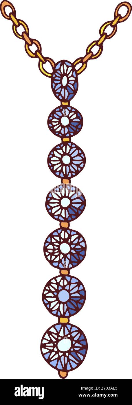 Jewellery chain diamond Stock Vector Images - Alamy