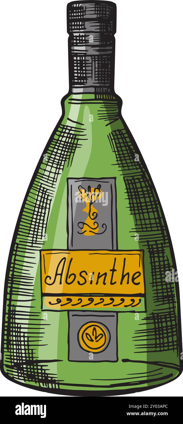 Absinthe shop Stock Vector Images - Alamy