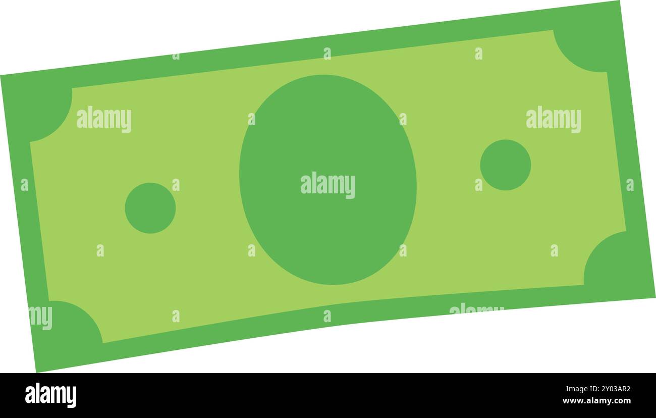 Dollar banknote icon. Money symbol. Green cash Stock Vector Image & Art ...