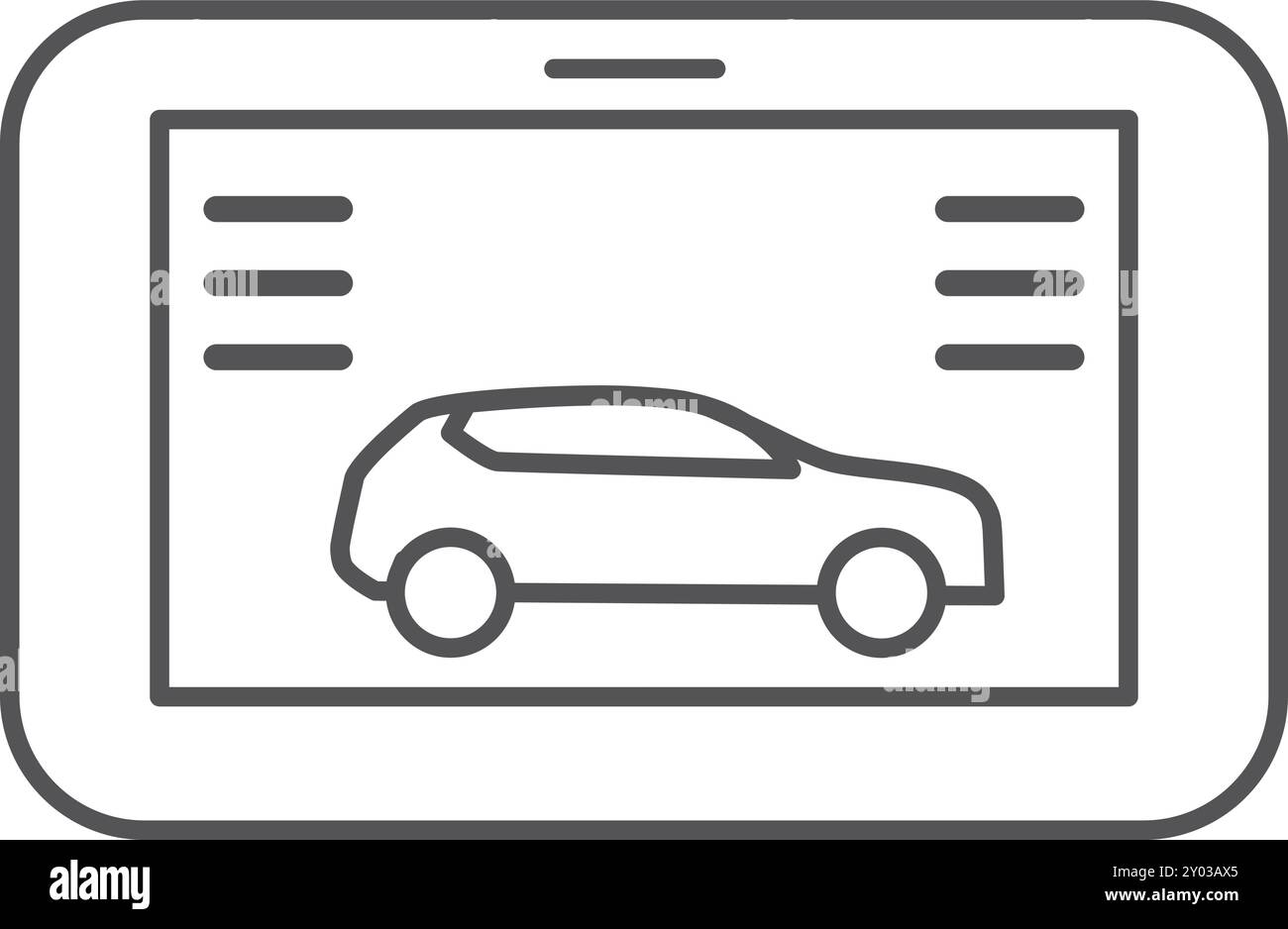 Car scan tool screen Cut Out Stock Images & Pictures - Alamy