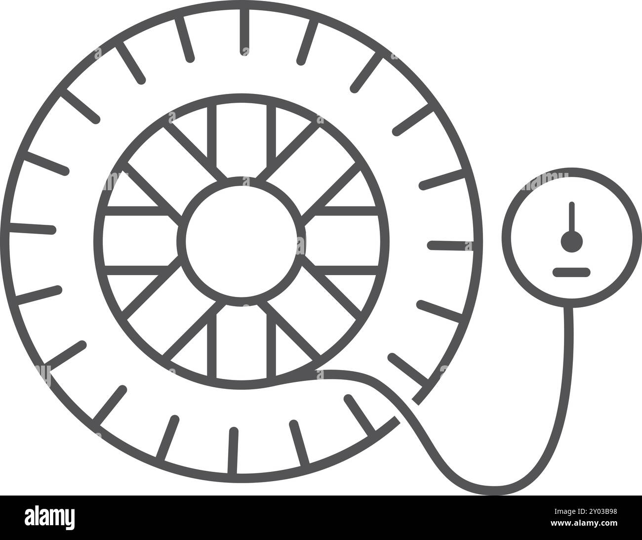 Car tyre air pressure garage Black and White Stock Photos & Images - Alamy