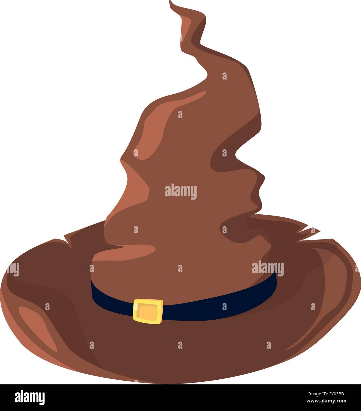 Old fairytale hat cartoon icon. Fantasy magic witch cap Stock Vector ...