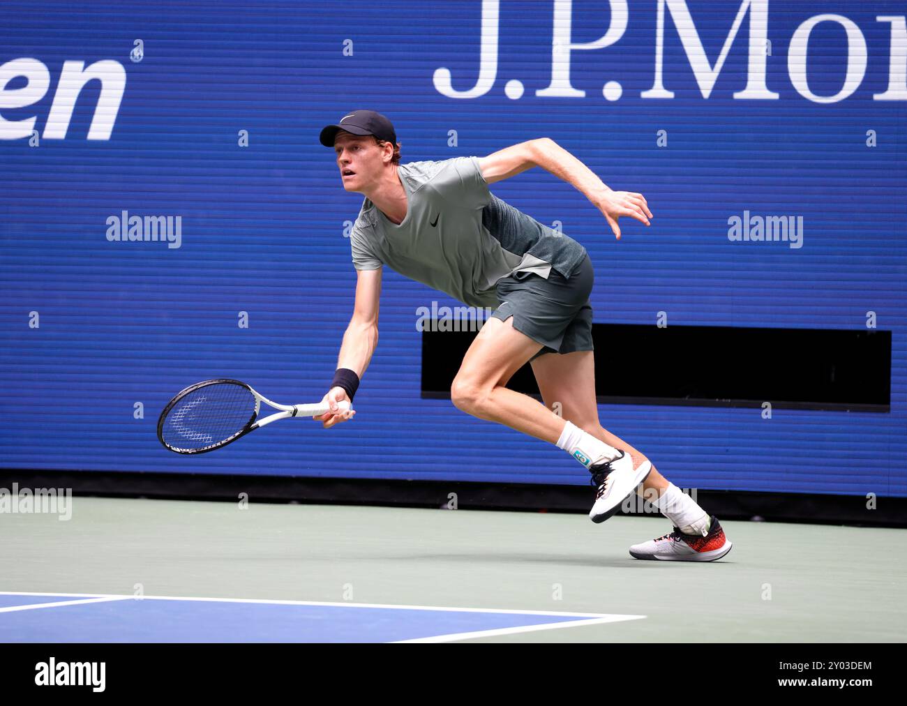 29 August 2024, Flushing Meadows, US Open: Jannik Sinner of Italy in ...