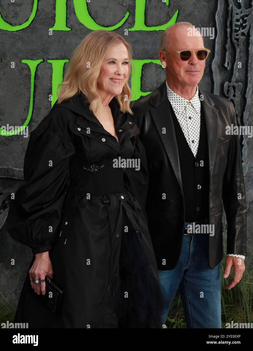 London, UK. Catherine O’Hara and Michael Keaton at the Beetlejuice ...