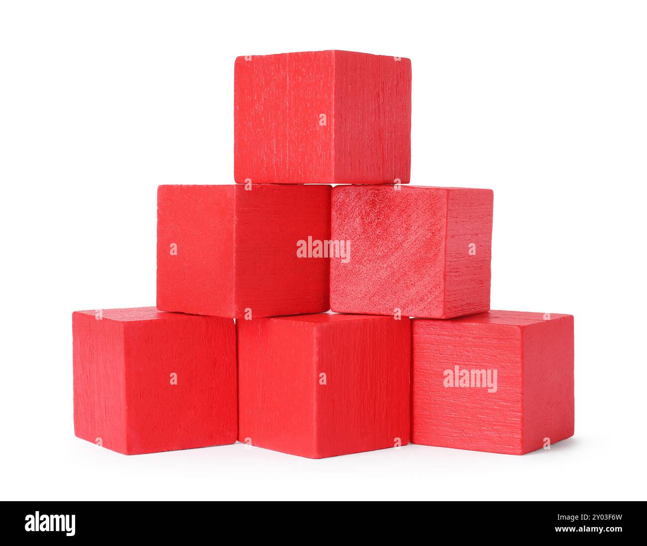 Wooden cubes pyramid new hi-res stock photography and images - Alamy