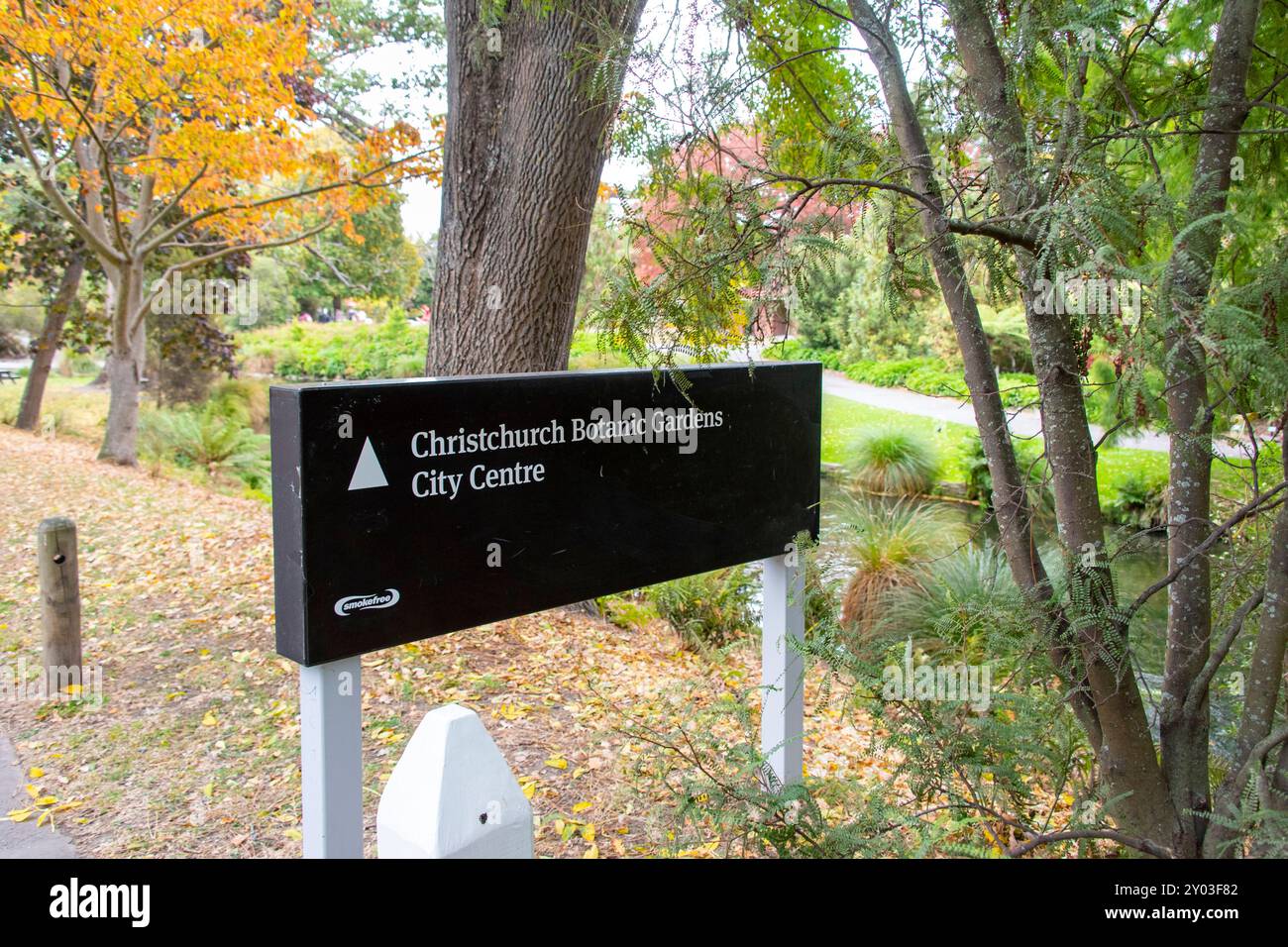 Christchurch Botanic Gardens - New Zealand Stock Photo - Alamy