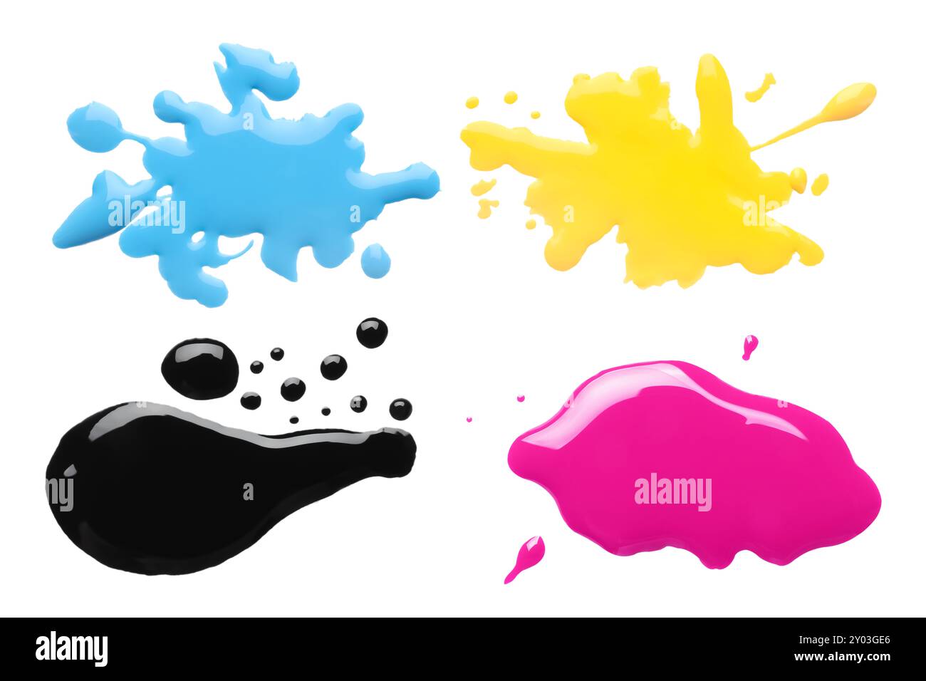 Different spots on white hi-res stock photography and images - Alamy