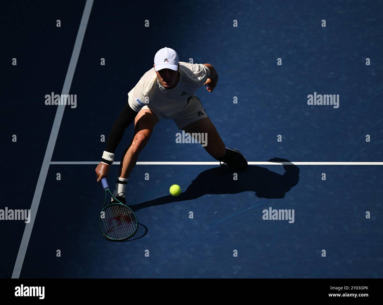 Flushing NY, USA. 30th Aug, 2024. **NO NY NEWSPAPERS** Jannik Sinner Vs Christopher O'Connell ...