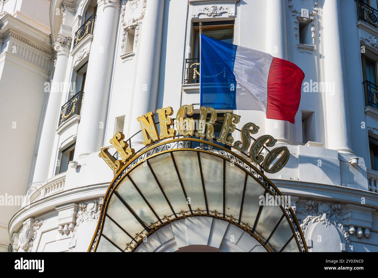 Iconic landmarks of Nice, France, Cote d'Azur, French Riviera Stock ...