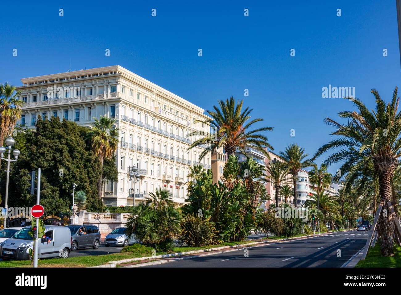 Iconic landmarks of Nice, France, Cote d'Azur, French Riviera Stock ...