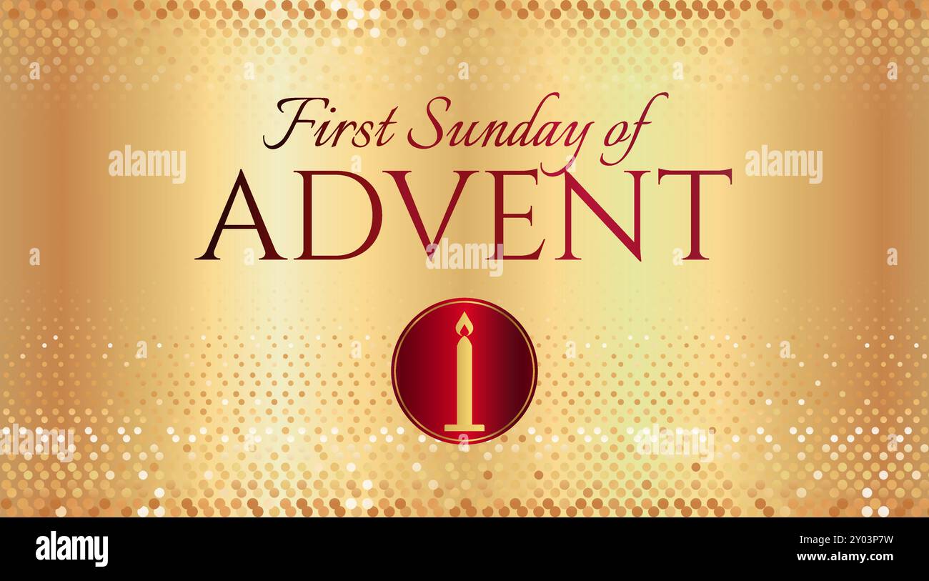 First advent candle art hi-res stock photography and images - Alamy