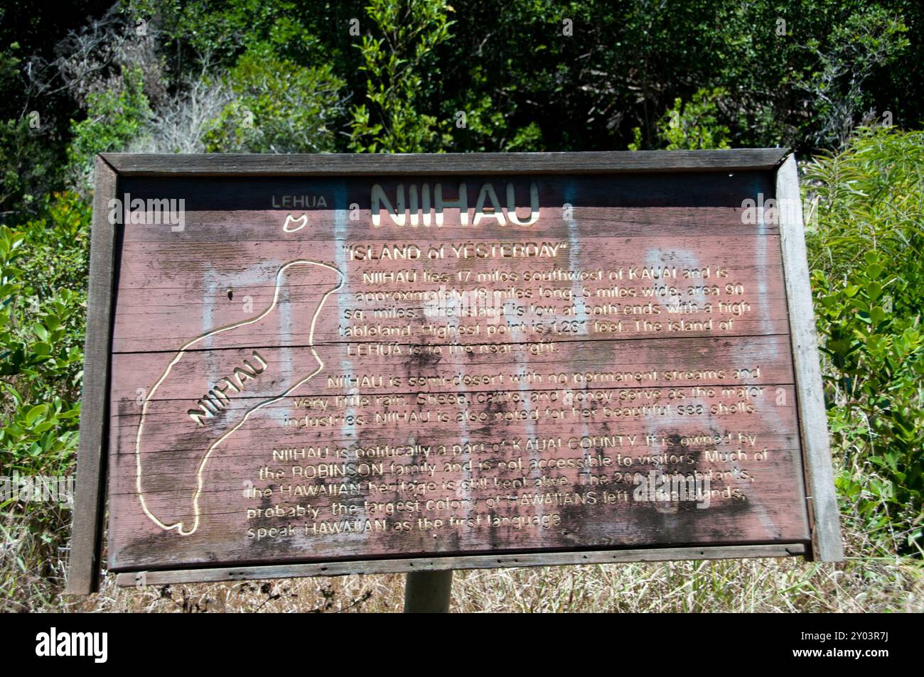 Niihau sign hi-res stock photography and images - Alamy