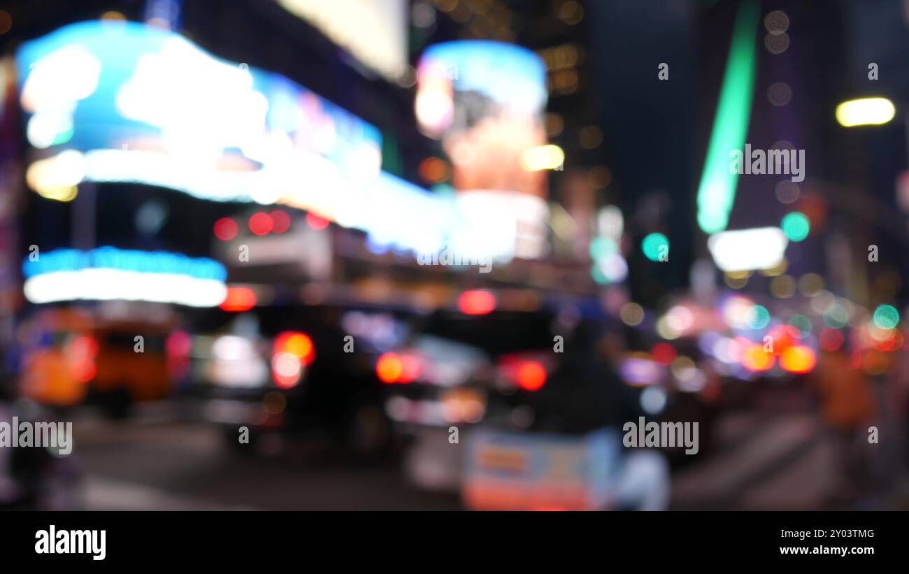New York City Times Square, Manhattan Midtown Broadway street, USA ...