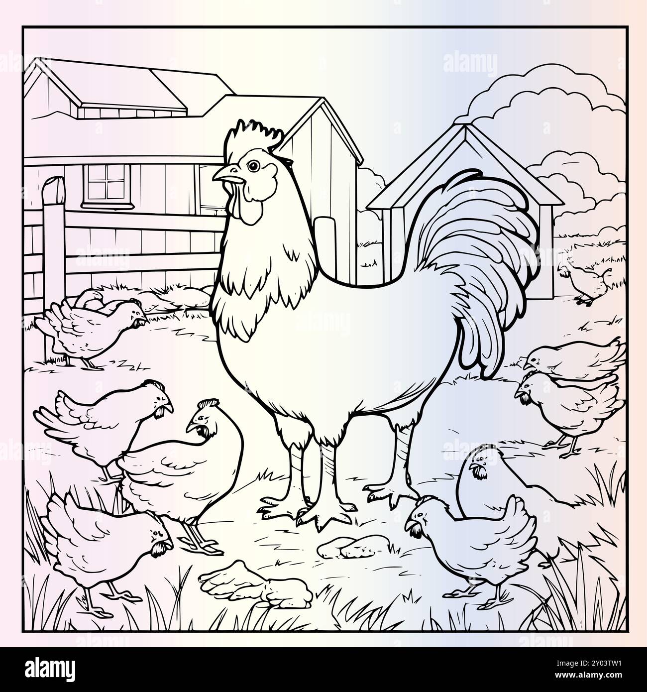 Kids Coloring Pages Drawing Pages Stock Vector Image & Art - Alamy