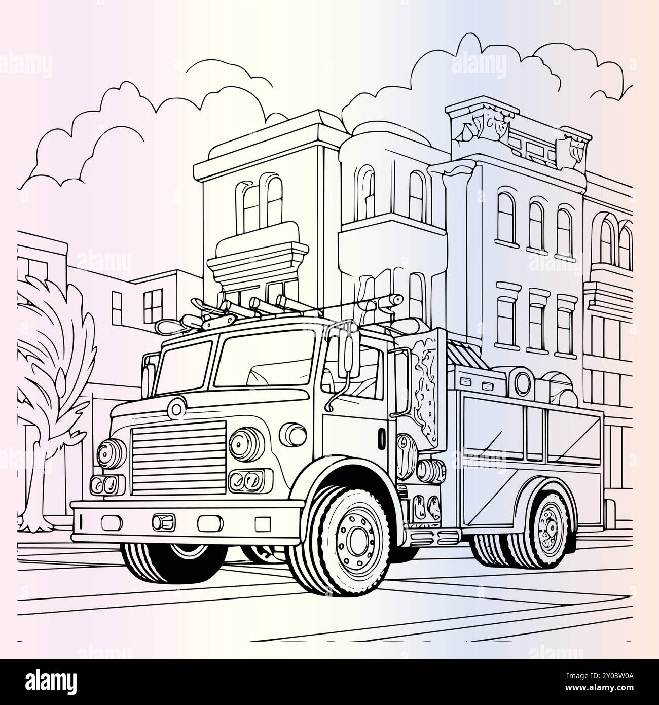 Kids Coloring Pages Drawing Pages Stock Vector Image & Art - Alamy