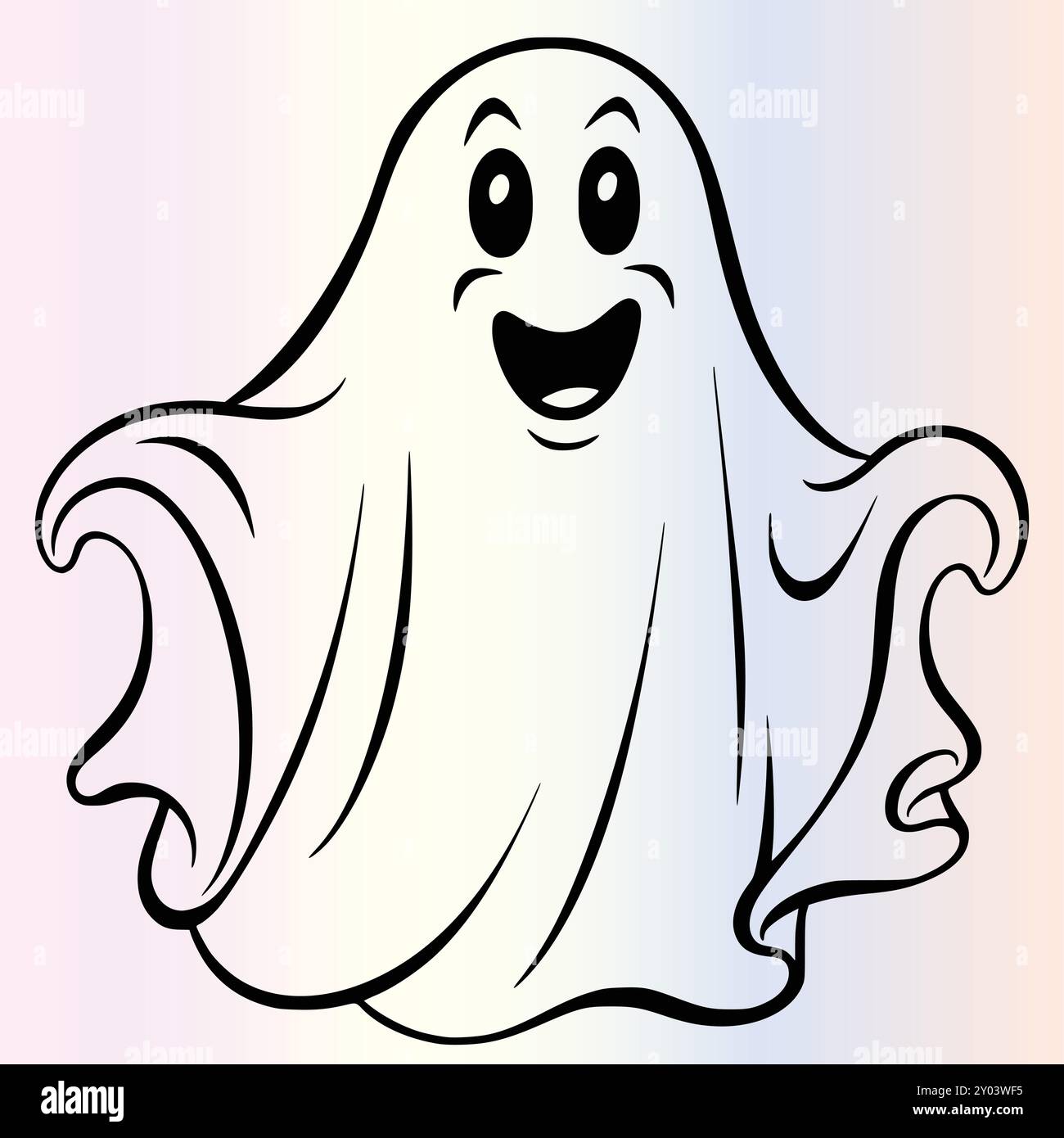Spooky house coloring page for kids hi-res stock photography and images ...