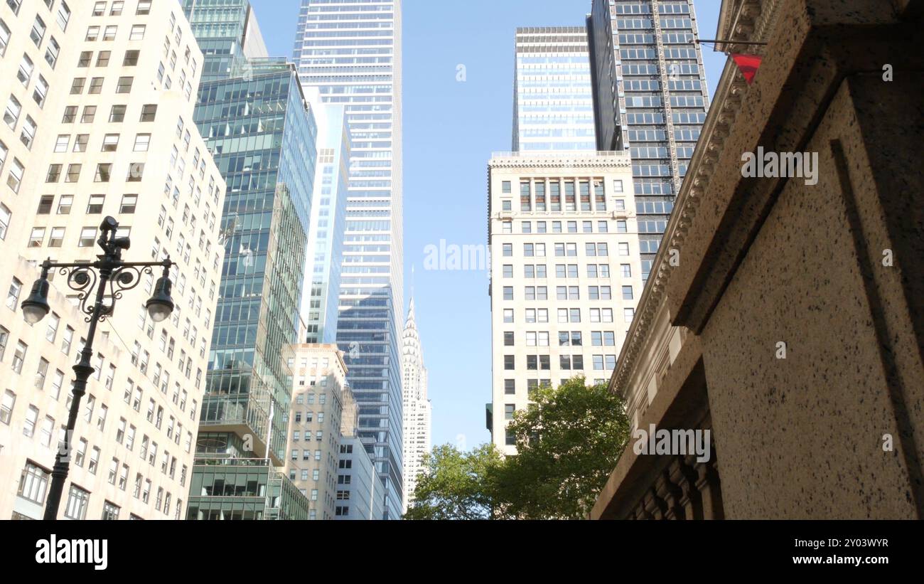 New York City Manhattan Midtown 42 street architecture. Chrysler ...