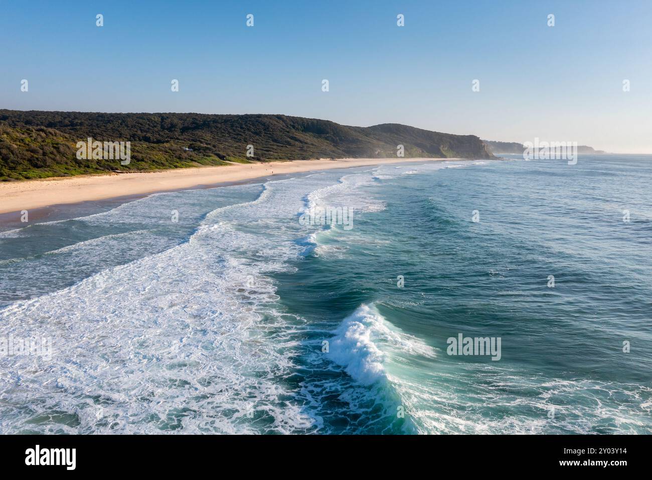 Aerial view of Dudley Beach in Newcastle NSW Australia Stock Photo - Alamy