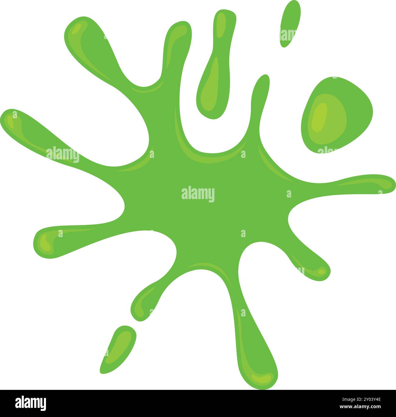Paint splash. Green toxic liquid. Slime blob Stock Vector Image & Art ...