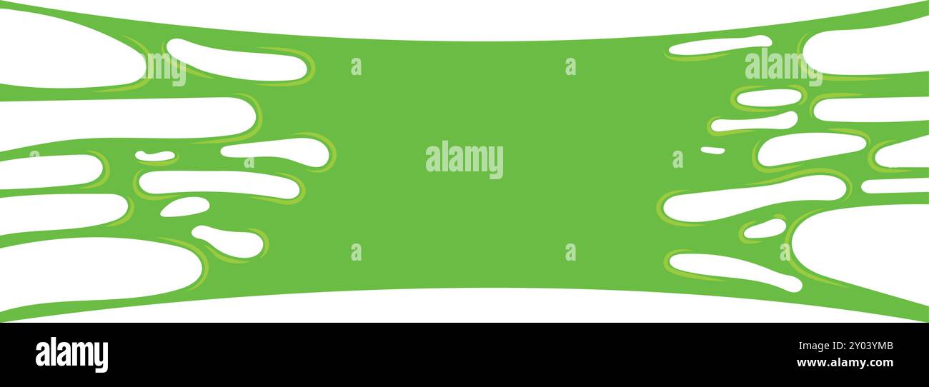 Stretching green goo. Messy slime. Jelly blob Stock Vector Image & Art ...