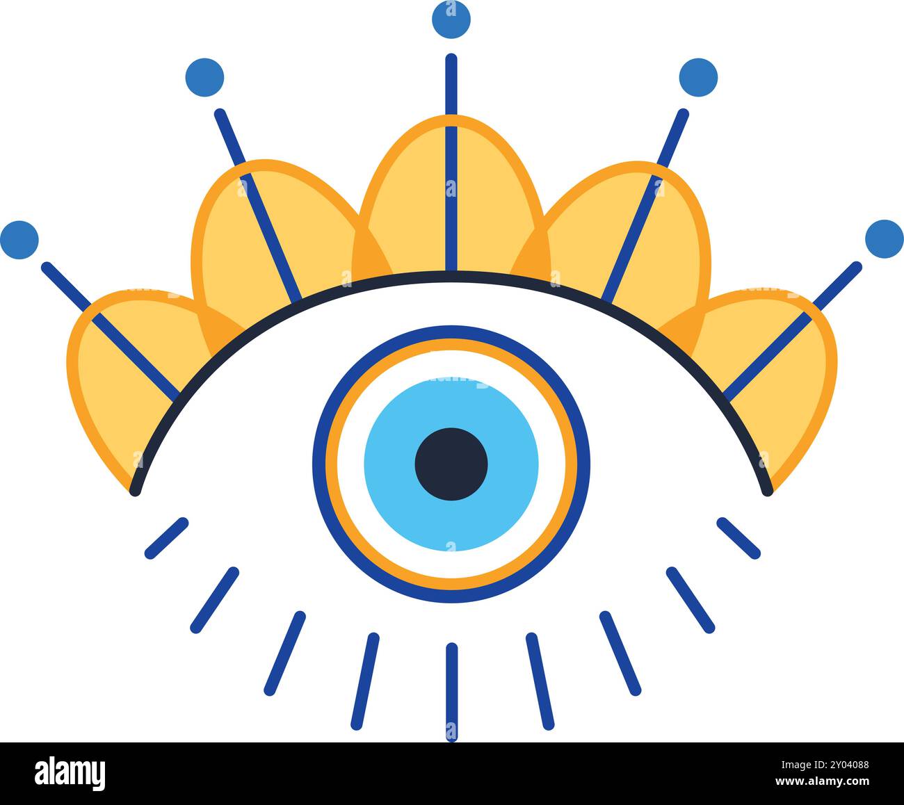 Occult eye sign. Sacred vision. Alchemy symbol Stock Vector Image & Art ...