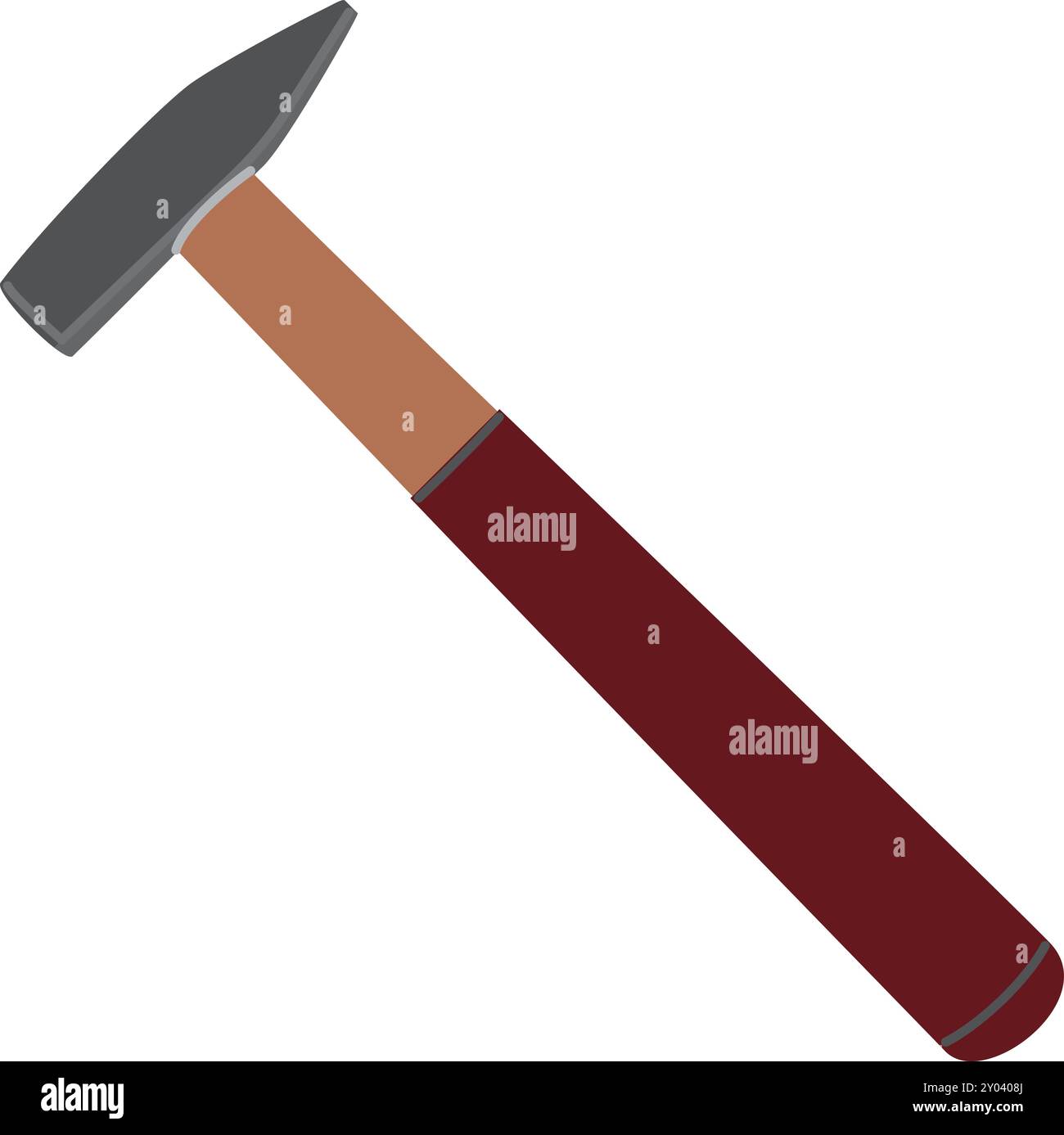 Hammer icon. Cartoon construction tool. Handyman equipment Stock Vector ...