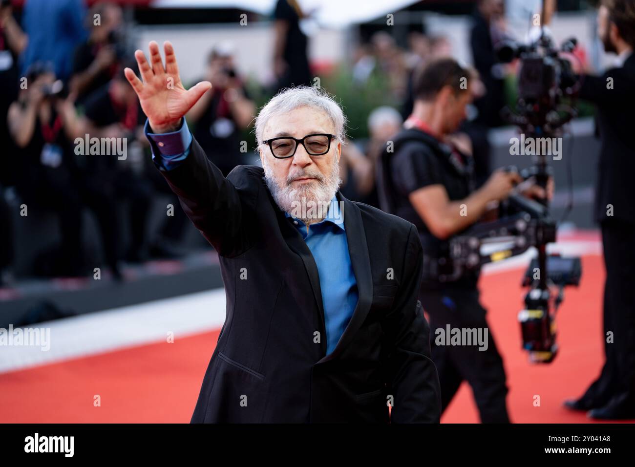 VENICE, ITALY - AUGUST 31 2024 - Alessandro Borghi, Gabriel Montesi ...
