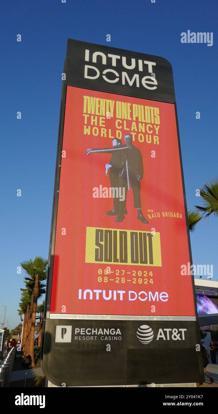 Inglewood, California, USA 27th August 2024 Twenty One Pilots The ...