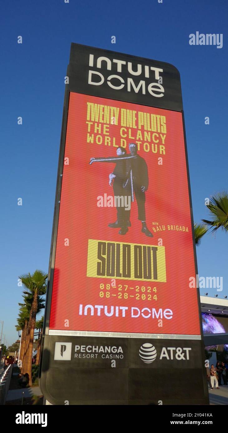 Inglewood, California, USA 27th August 2024 Twenty One Pilots The ...