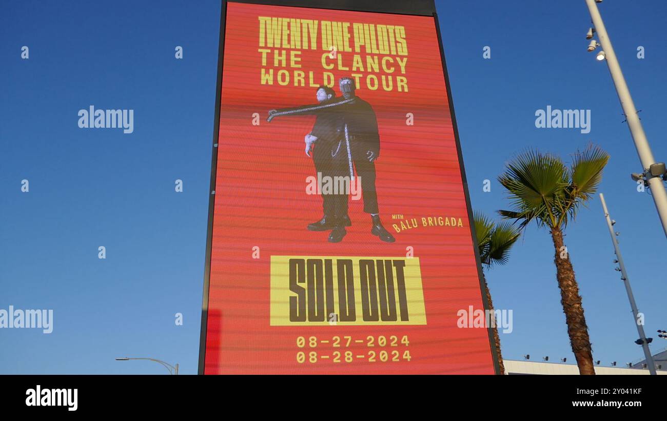 Inglewood, California, USA 27th August 2024 Twenty One Pilots The ...