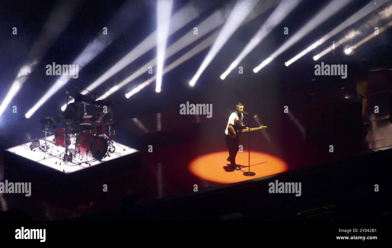 Inglewood, California, USA 27th August 2024 Josh Dunn and Tyler Joseph ...