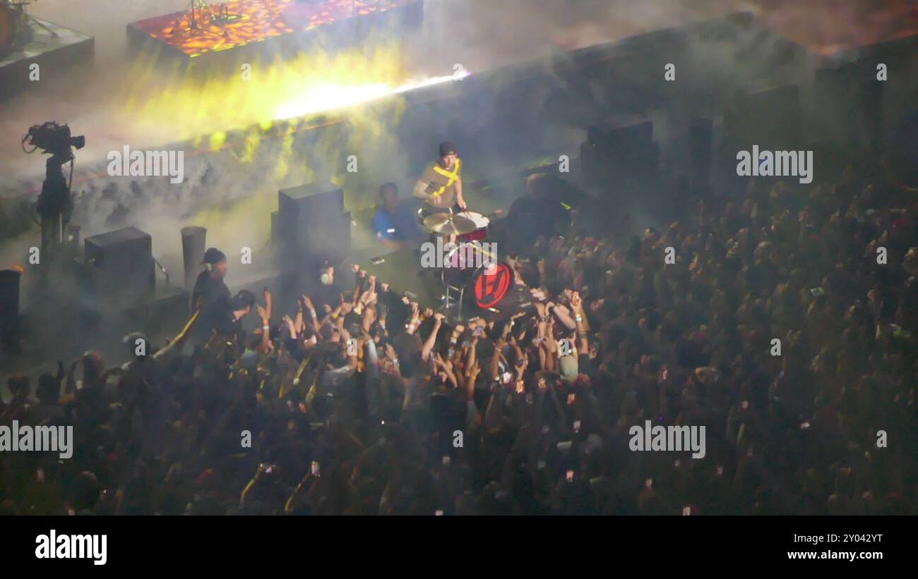 Inglewood, California, USA 27th August 2024 Josh Dunn performs at ...
