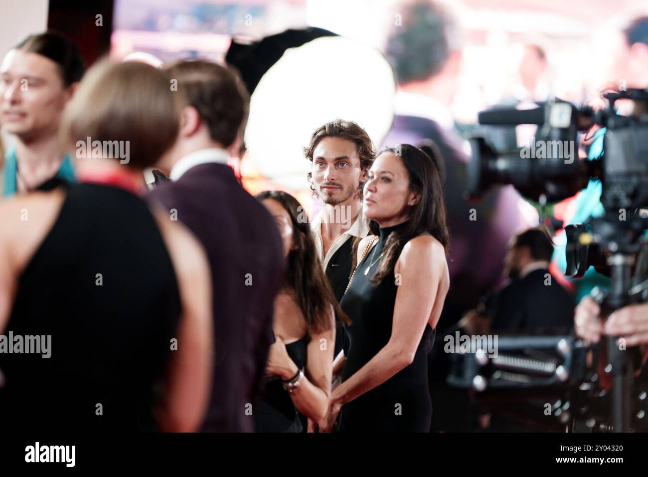 VENICE, ITALY - AUGUST 31 2024 - Jude Law, Nicholas Hoult, Tye Sheridan, Jurnee Smollett, Marc ...