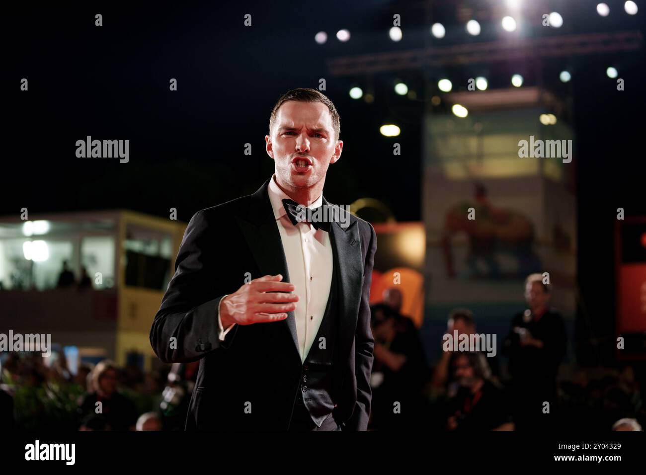 VENICE, ITALY - AUGUST 31 2024 - Jude Law, Nicholas Hoult, Tye Sheridan ...