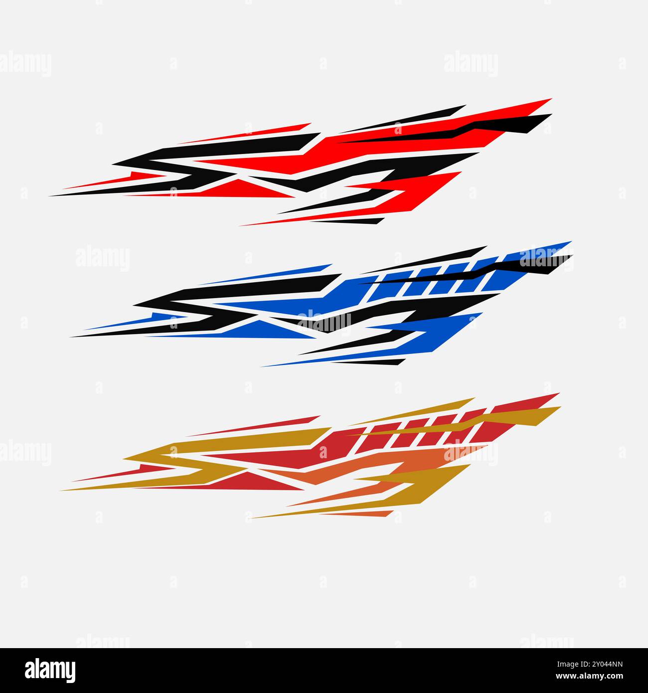 car wrapping decal vector. modern decals for cars Stock Vector Image ...