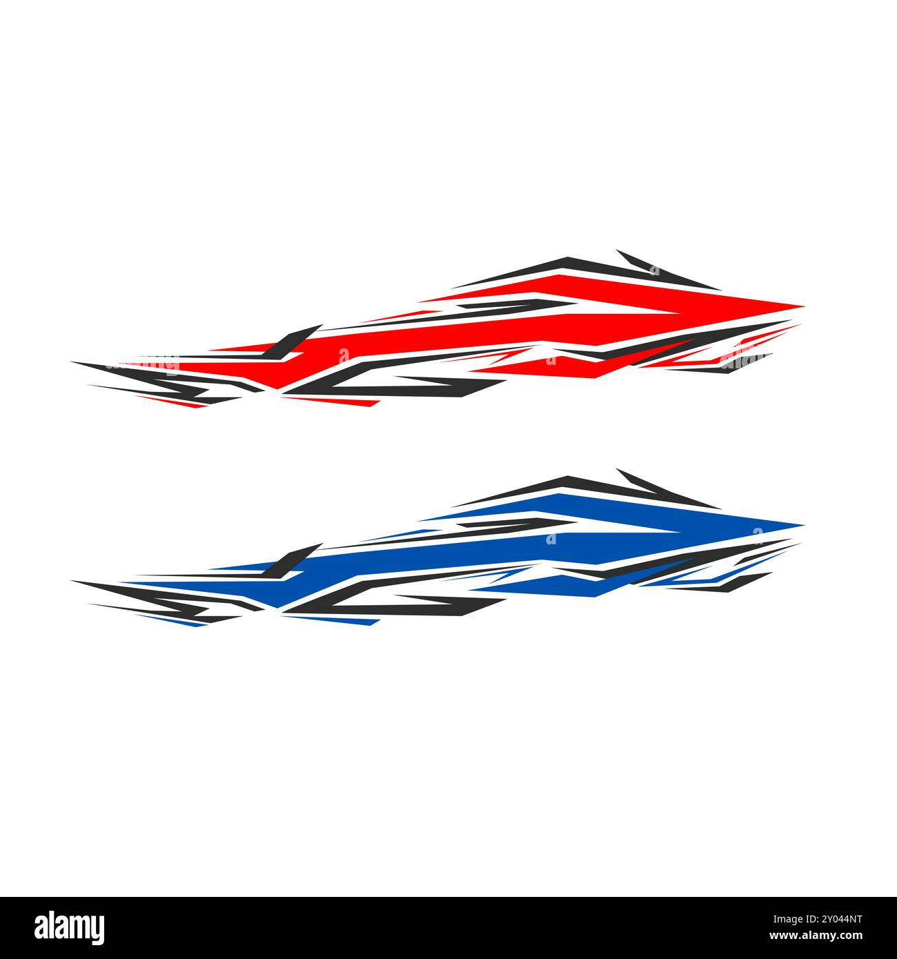 car wrapping decal vector. modern decals for cars Stock Vector Image ...