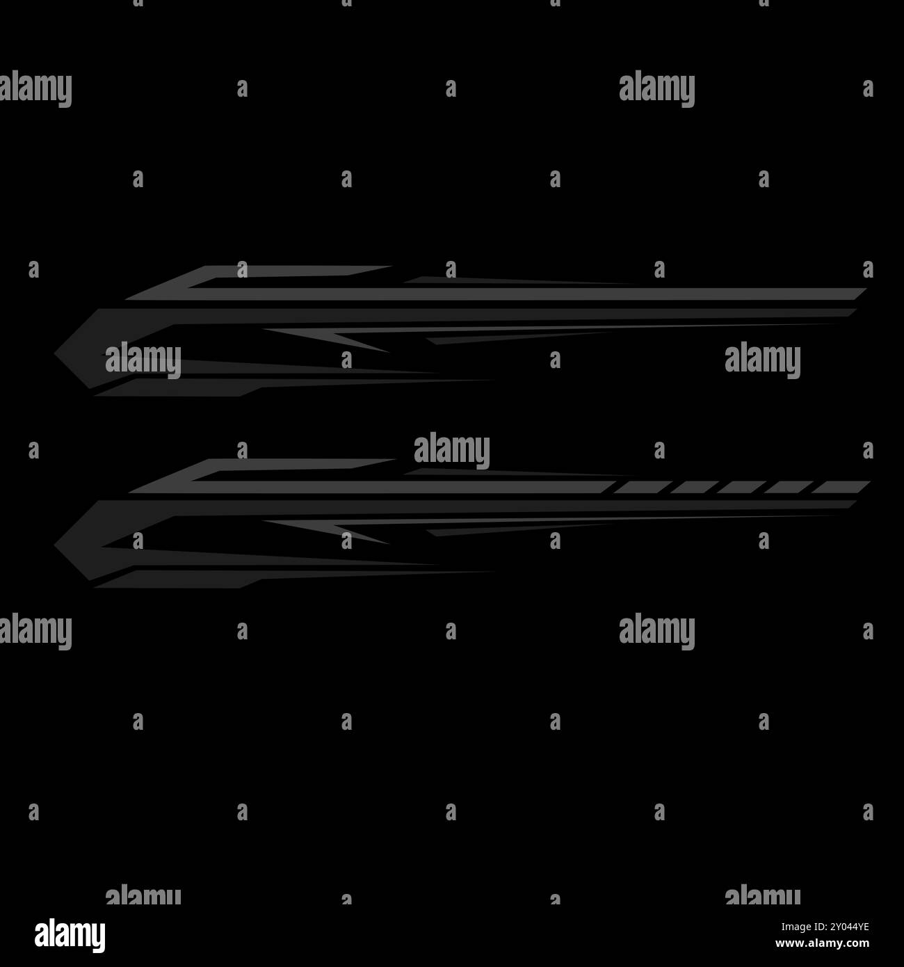 Vector design sticker wrap Black and White Stock Photos & Images - Alamy