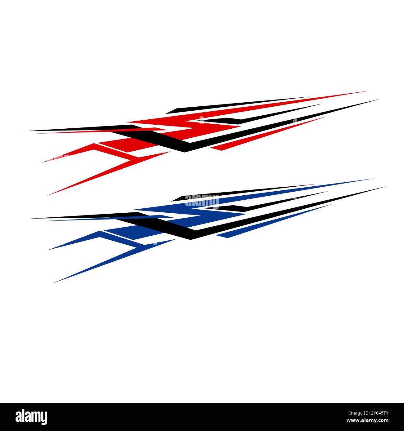 car wrap livery decal design vector. modern car stickers Stock Vector ...